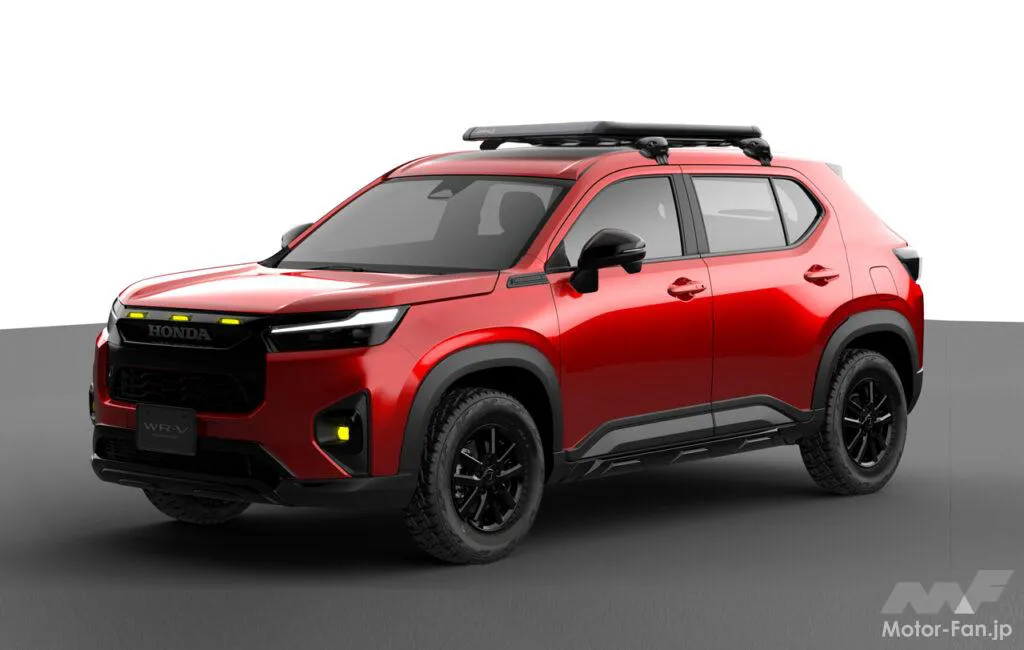 ホンダが新型コンパクトSUV「WR-V」をベースにした、タフなルックスのコンセプトモデルを披露！【東京オートサロン2024】 | GO OUT WEB