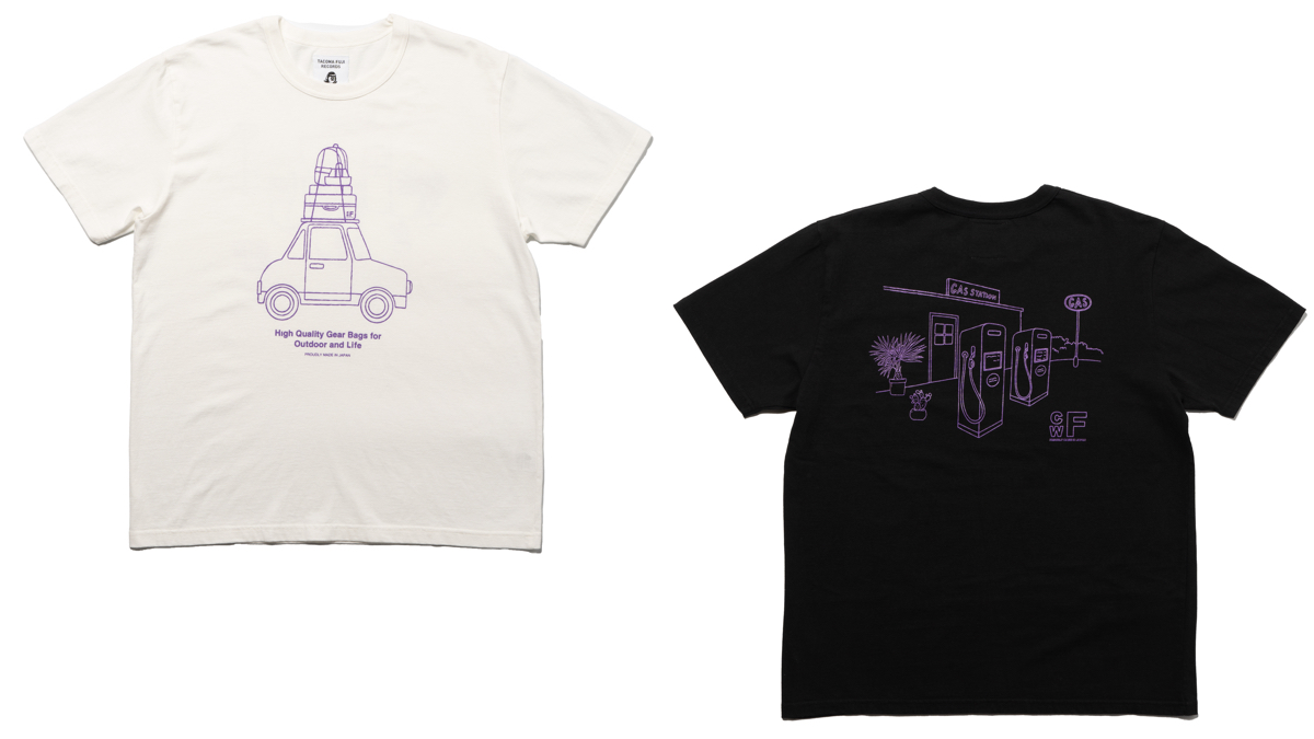 CWF初となるアパレルを展開。架空のストーリーで情景を映し出したタコマフジレコードとのコラボT。 | GO OUT WEB