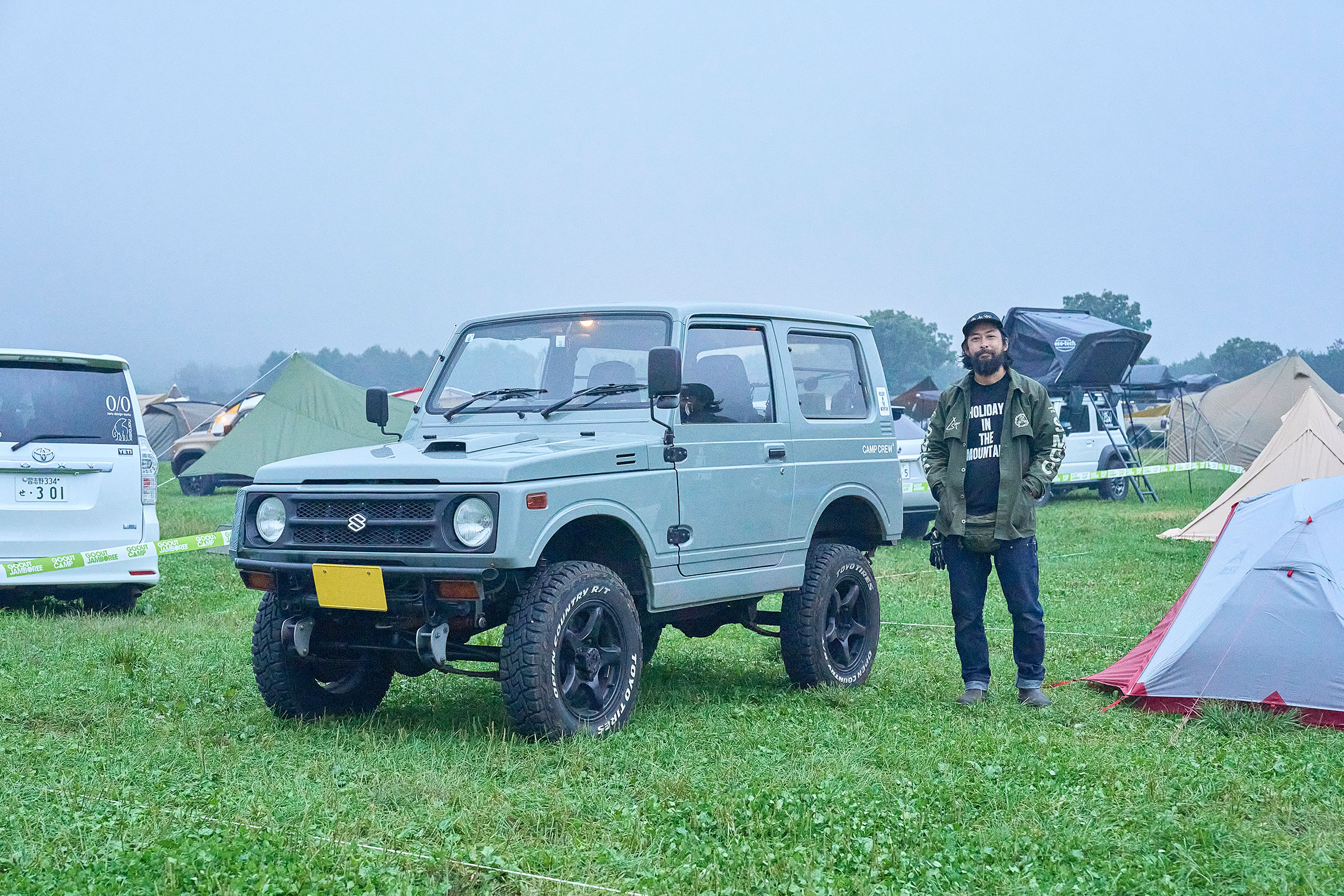 93 JIMNY JA11】キャンプ場でも元気に走る、ナローカスタムされた1台。 | GO OUT WEB